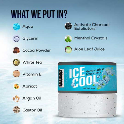Ice Cool Mentho Blast Scrub | Face Pack – studdmuffynlife