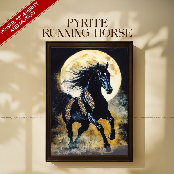 Pyrite Running Horse By Studd Muffyn – studdmuffynlife