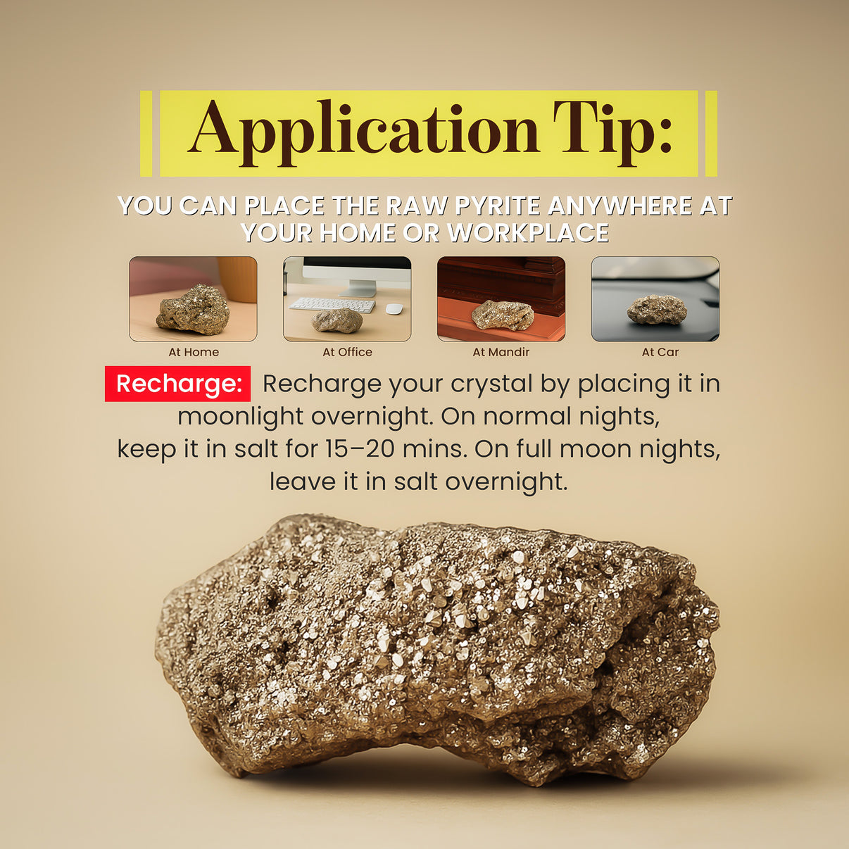 Raw Pyrite Geode Stone – studdmuffynlife